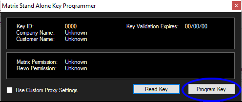 Matrix Key Reprogram